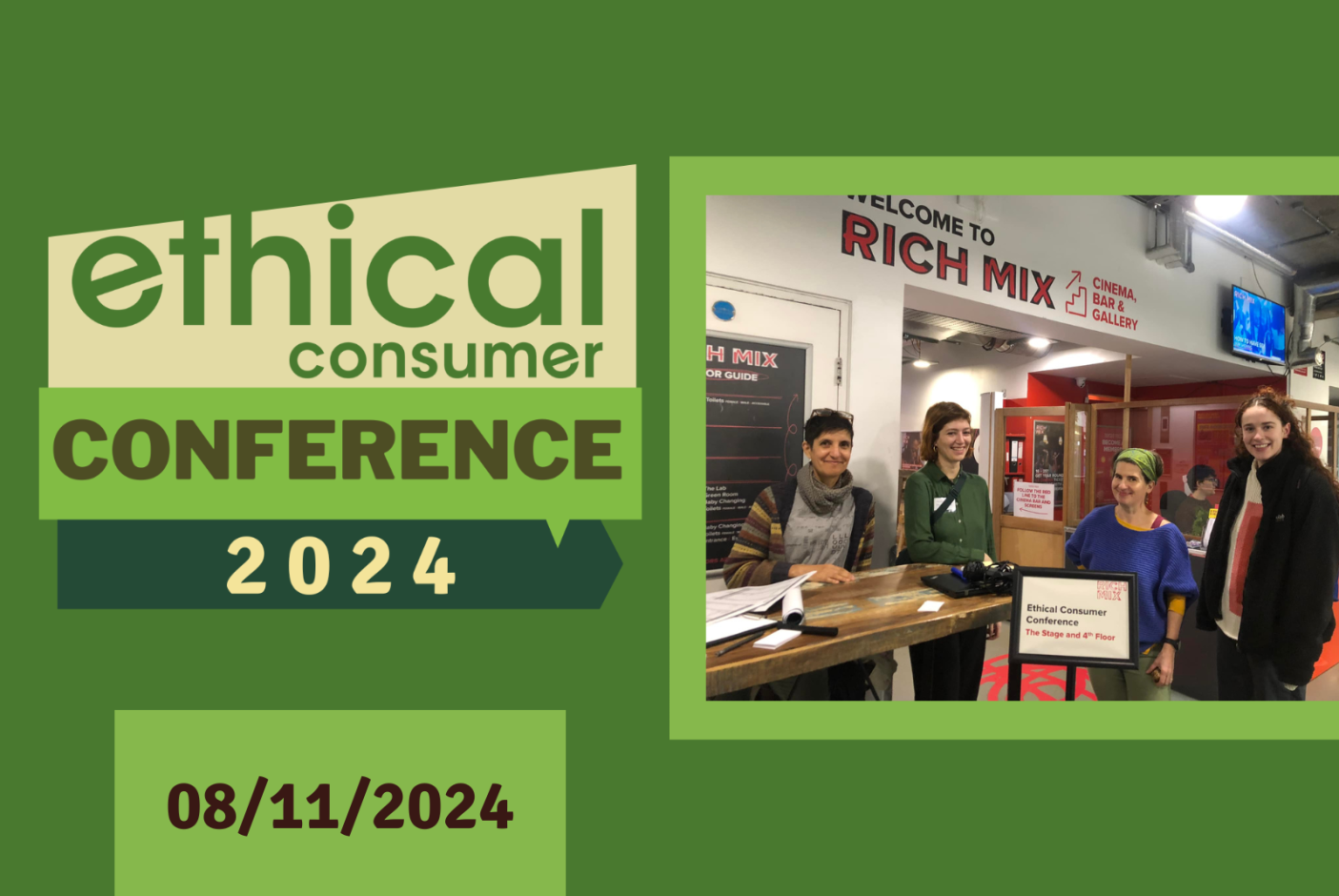 Ethical Consumer Conference 2024 | Ethical Consumer
